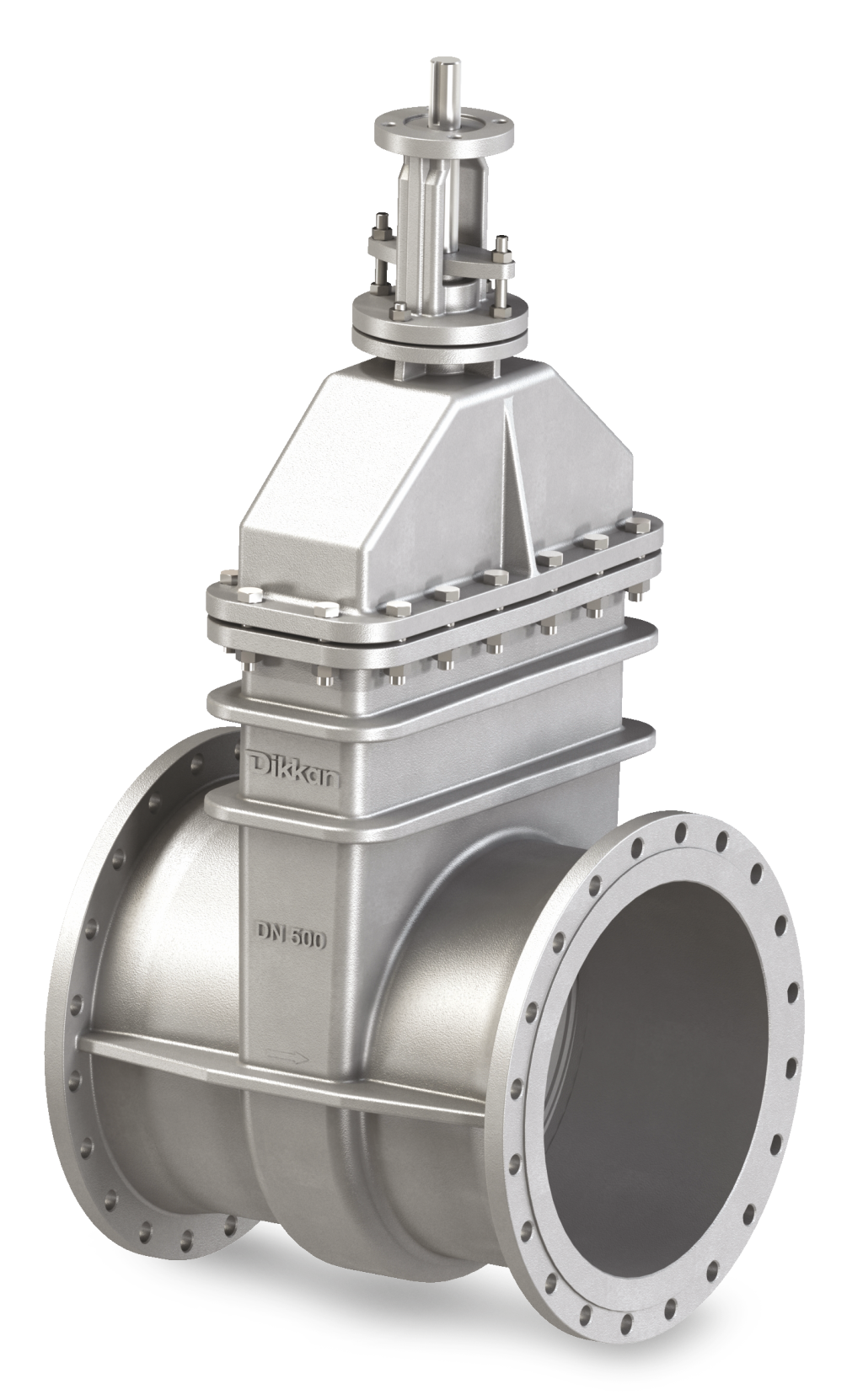 Gate Valve With Iso Top Flange | Dikkan Valve